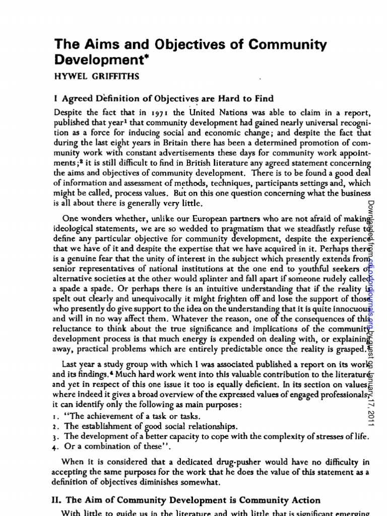 Community Development Pdf Community Development Community