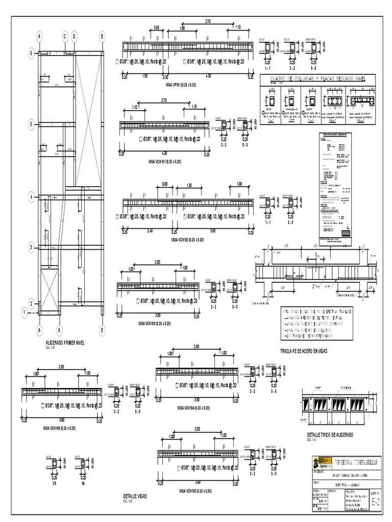 Estructuras E2 | PDF