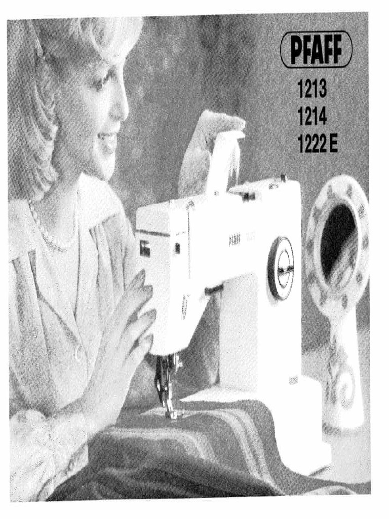 Pfaff 1222 | PDF | Seam (Sewing) | Sewing