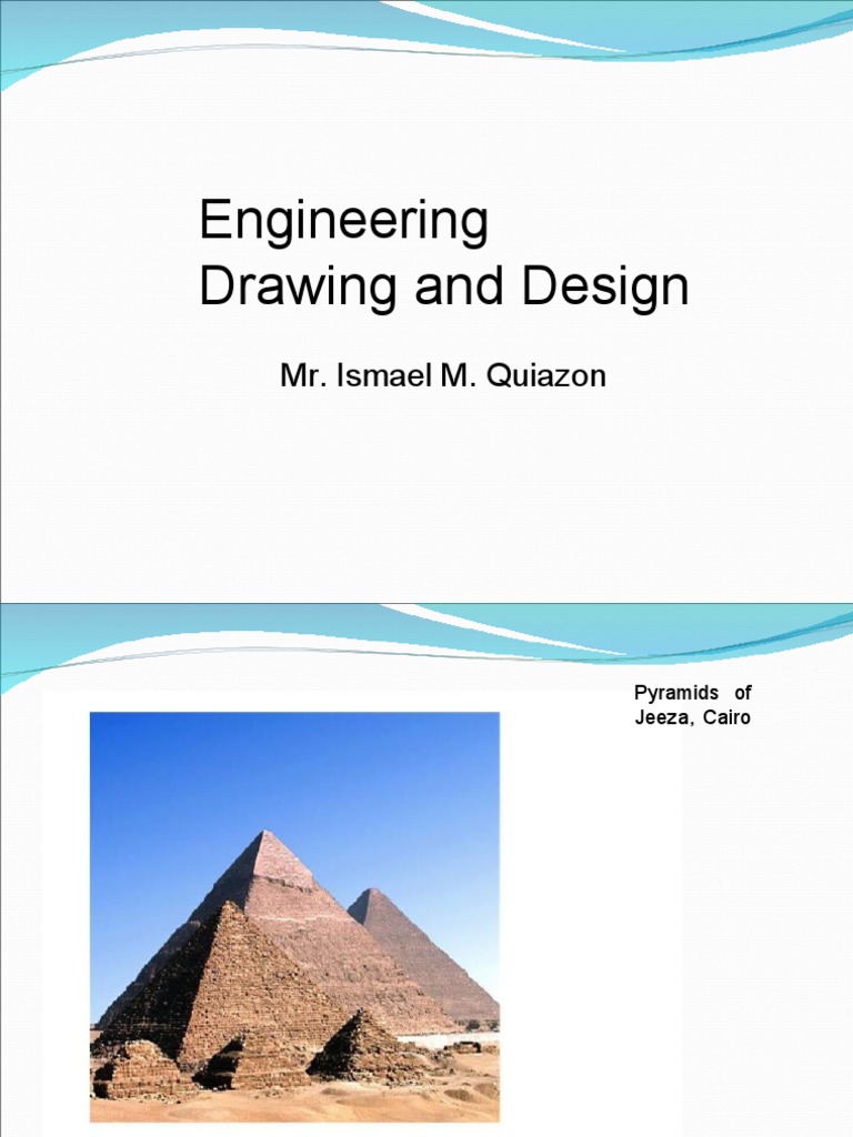 Engineering Drawing and Design: Mr. Ismael M. Quiazon | PDF | Design ...