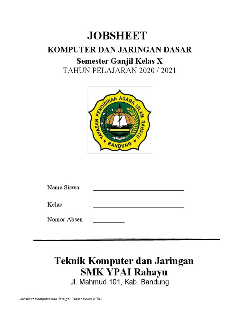 Jobsheet K3LH | PDF | Komputer