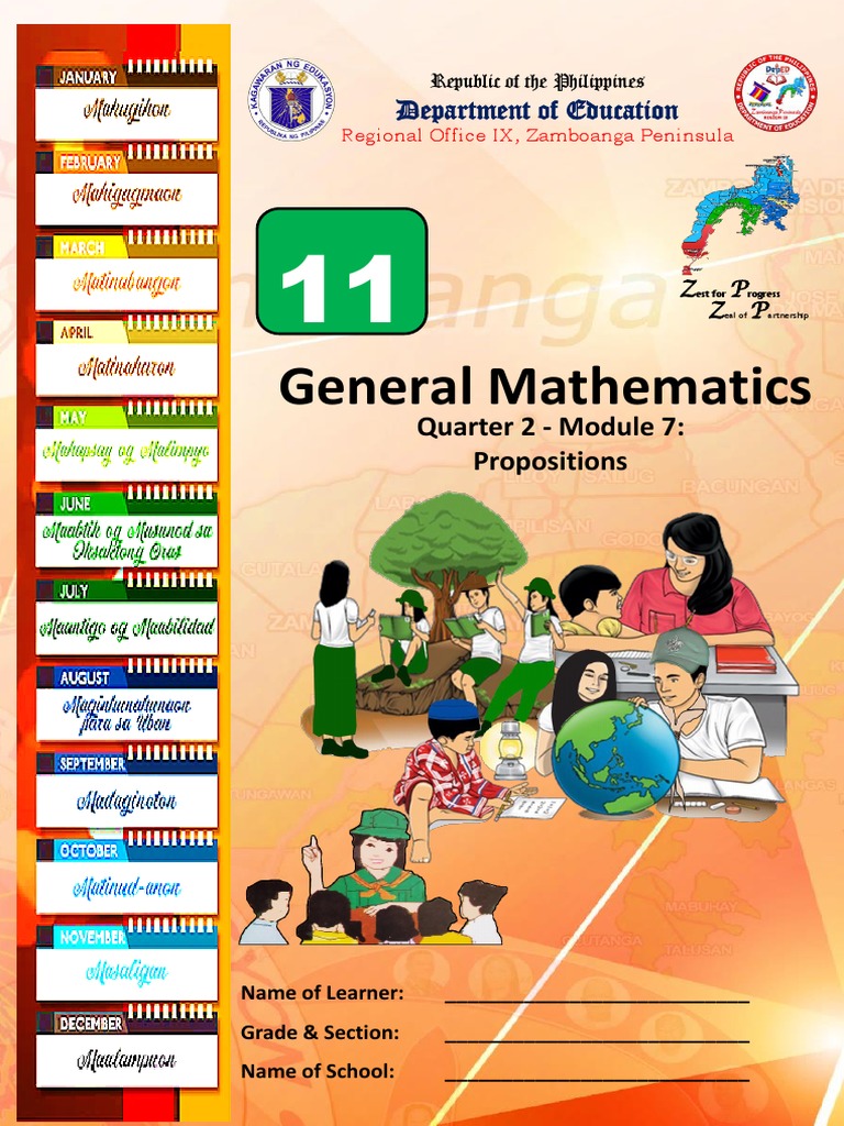 SHS General Mathematics Q2 M7 | PDF | If And Only If | Proposition