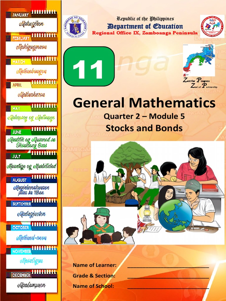 SHS General Mathematics Q2 M5 | PDF | Stocks | Bonds (Finance)