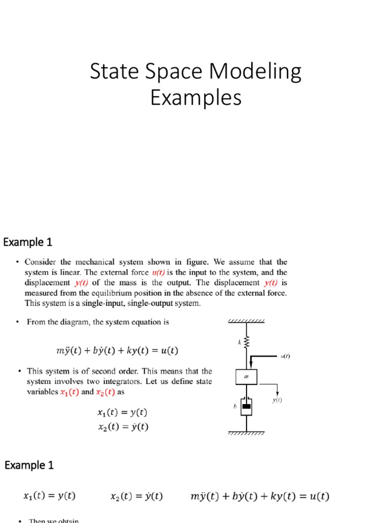 State Space Modeling Examples | PDF