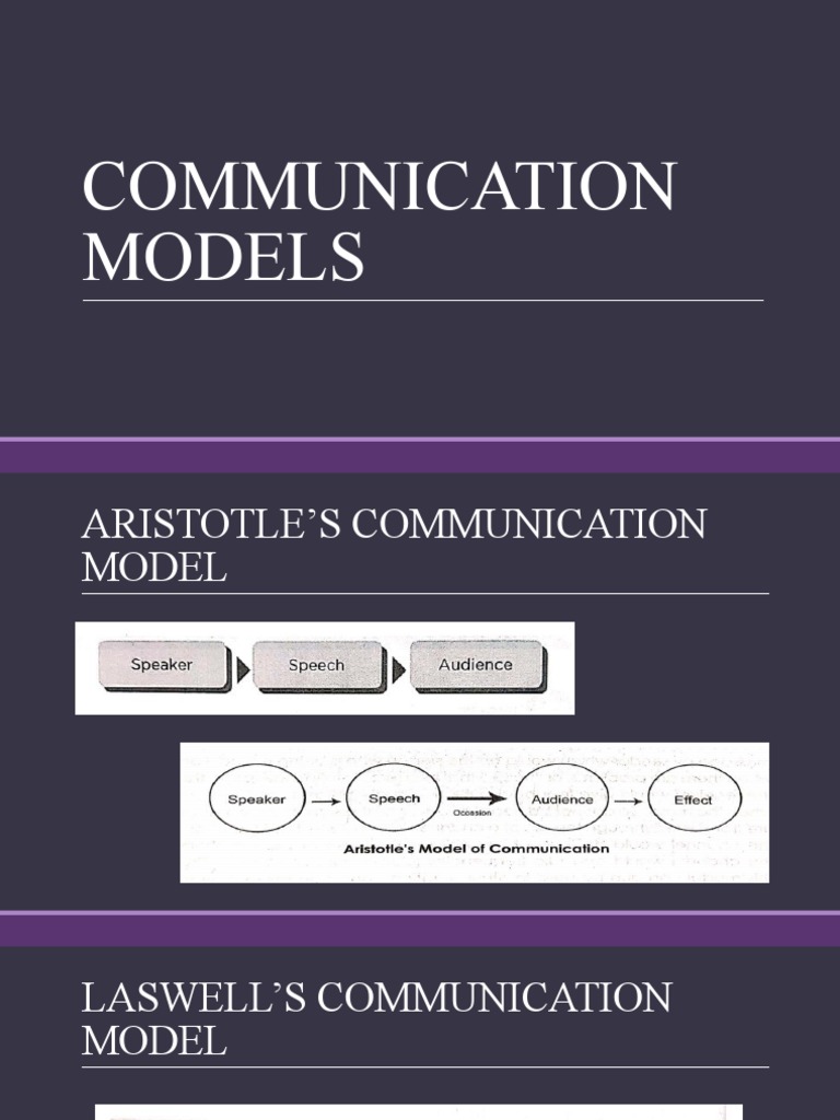 Communication Models | PDF