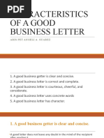 Business Letter PPT | PDF | Written Communication | Communication