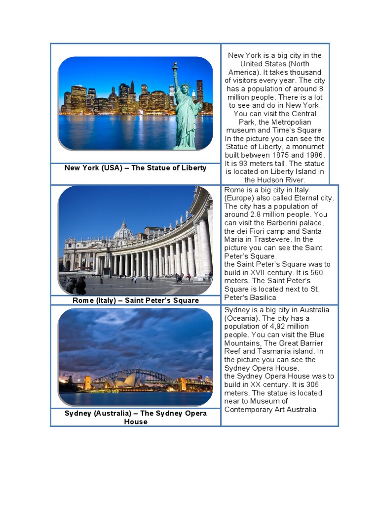 New York (USA) - The Statue of Liberty | PDF | Rome
