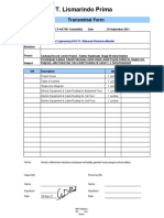 Contoh Transmittal-Formulir | PDF | Technology & Engineering