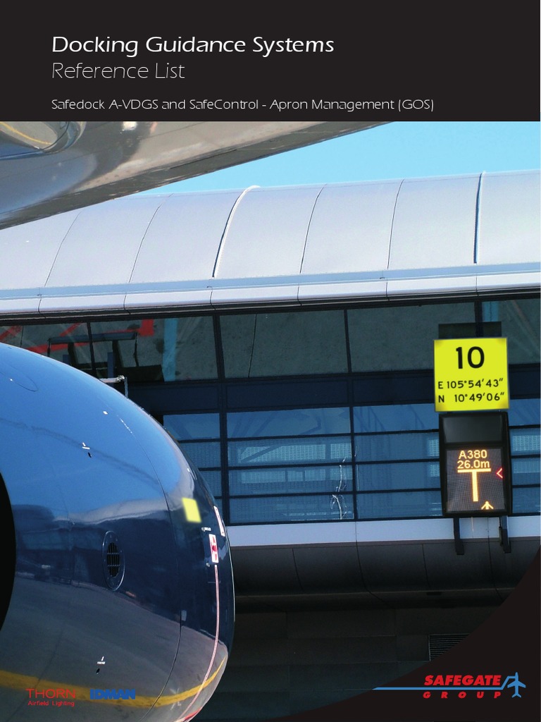 Docking Guidance Systems Reference List. Safedock a-VDGS and ...