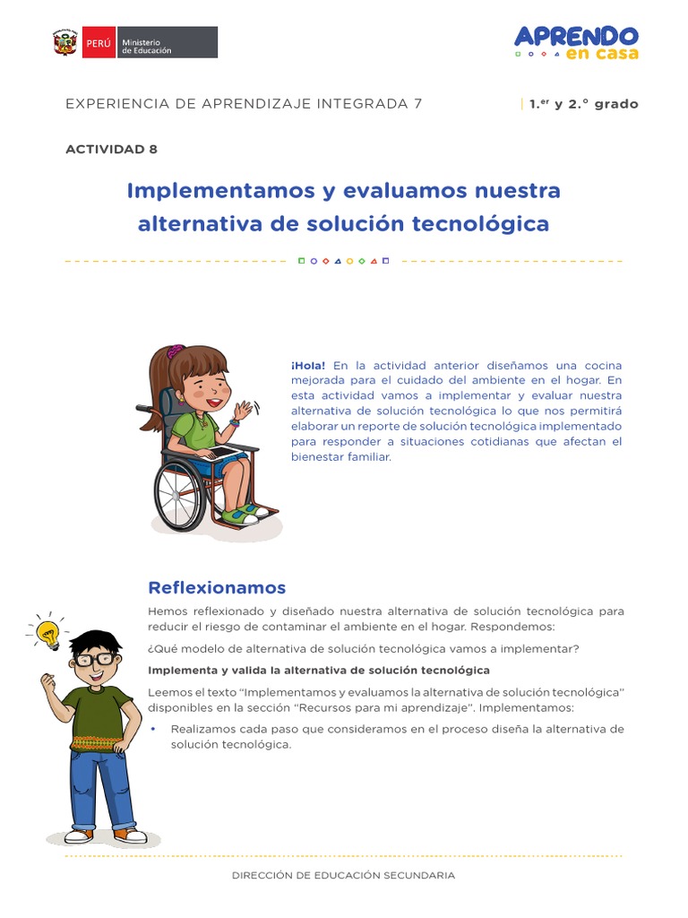 Exp7 Secundaria 1y2 Exploramosyaprendemos Act08 | PDF | Estufa de cocina | Chimenea