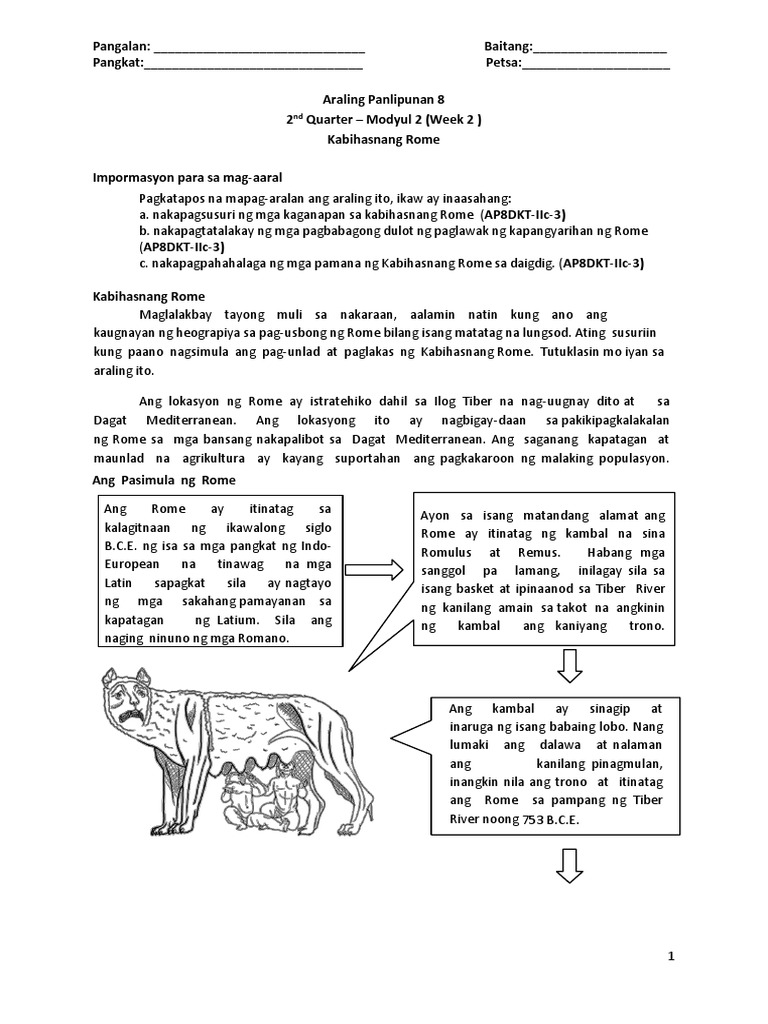 Ap 8 Module Quarter2 Week2 | PDF