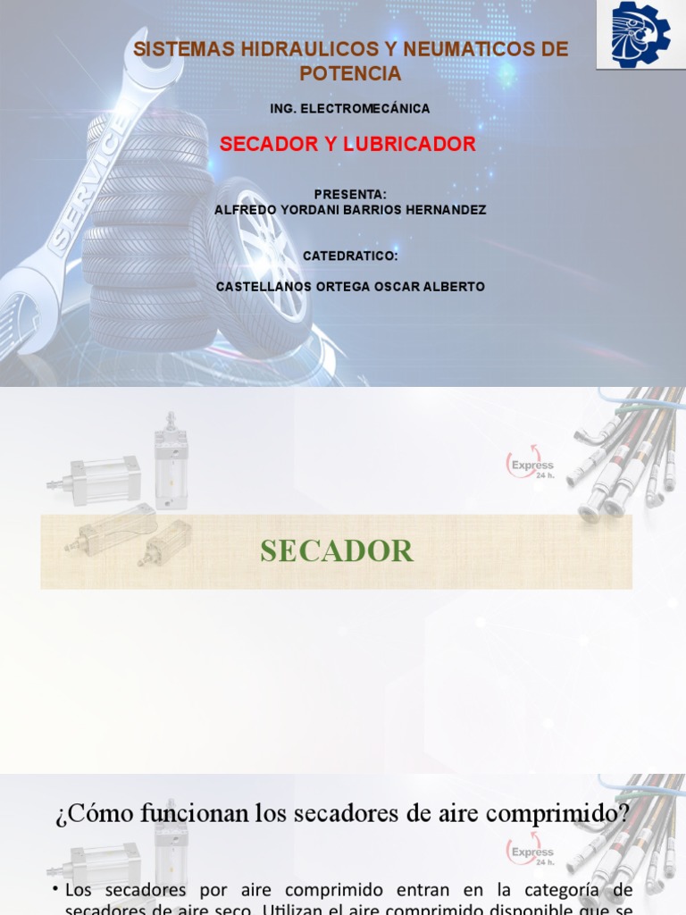 Secador y Lubricacion "Simbología Neumática e Hidráulica | PDF ...