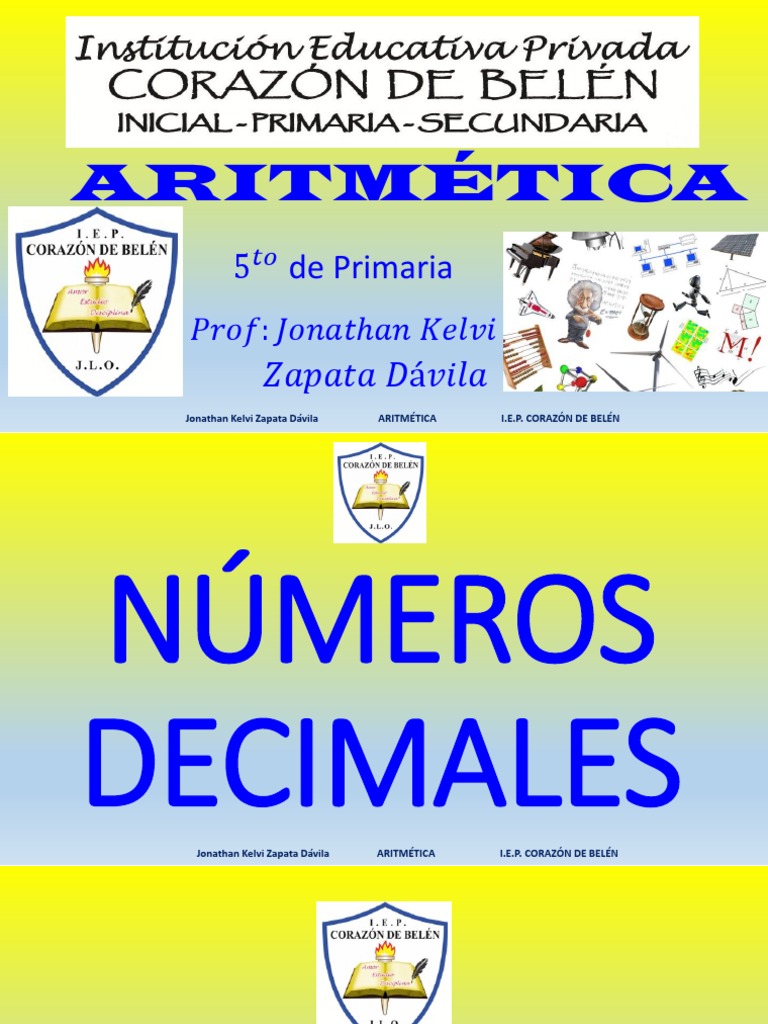 Aritmética para 5to de Primaria | PDF
