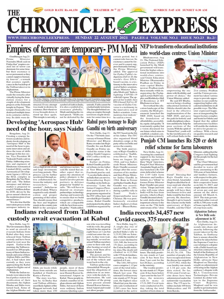 The Chronicle Express | Download Free PDF | Indian National Congress ...