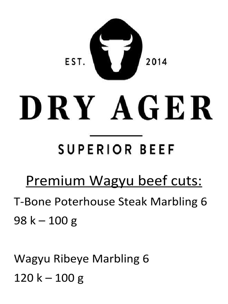 Premium Wagyu Beef Cuts | PDF