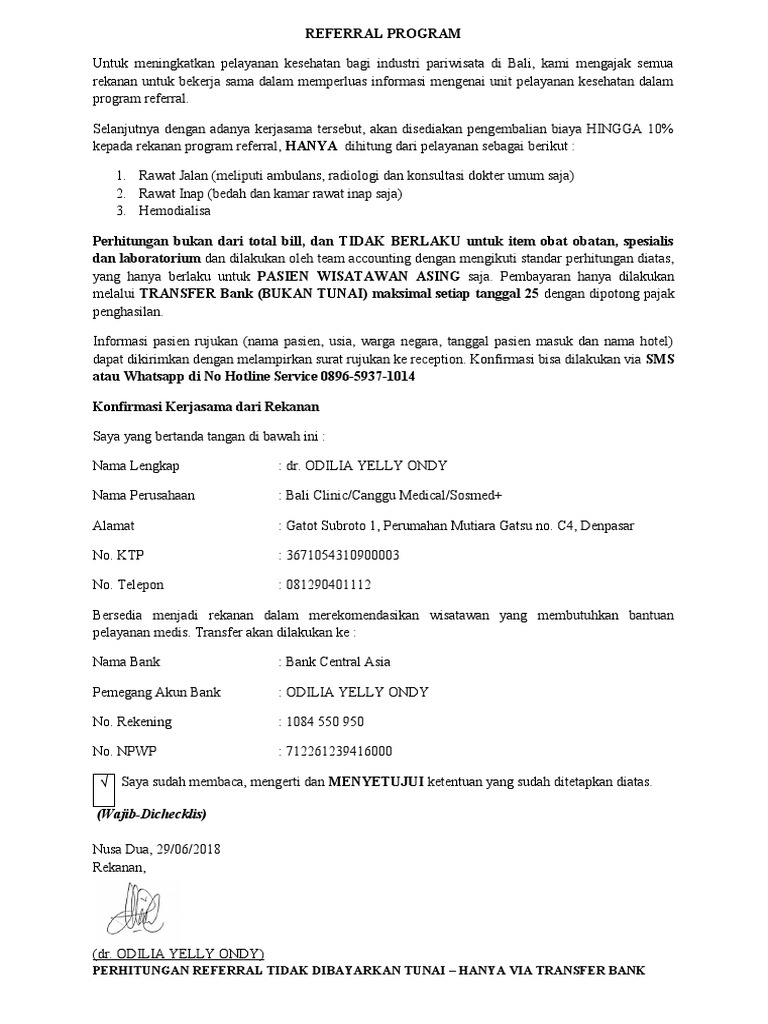 Referral Program | PDF