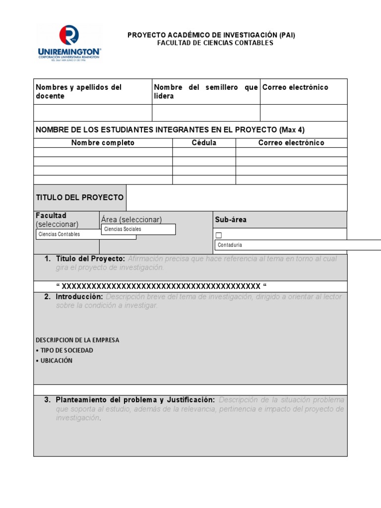 Formato Pai | PDF | Contabilidad