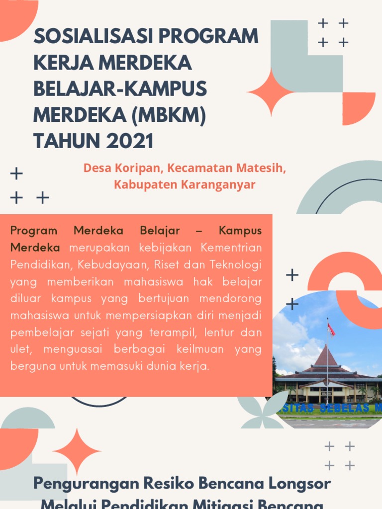 Sosialisasi Program Kerja Merdeka Belajar-Kampus Mengajar (MBKM) Tahun ...