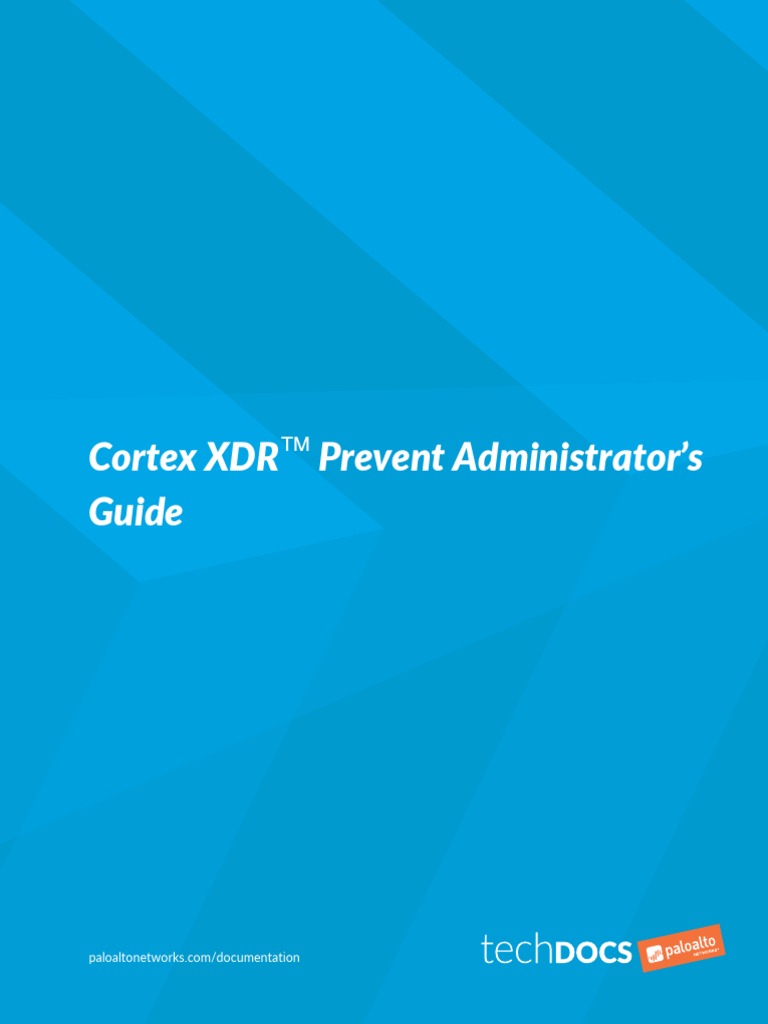 Cortex XDR Prevent Admin | PDF | Malware | Antivirus Software
