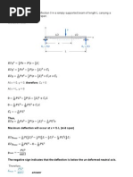 Beam Deflection Problems and Solutions | PDF | Beam (Structure ...