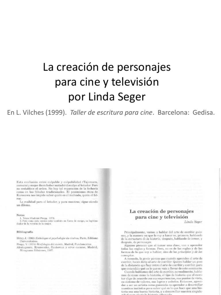La Creación de Personajes I Parte | PDF
