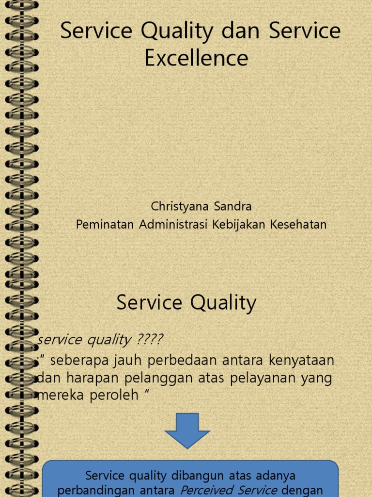 Kualitas dan Keunggulan Pelayanan | PDF
