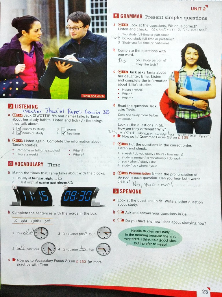 2C. I'd Like A Latte - CLASSWORK | PDF