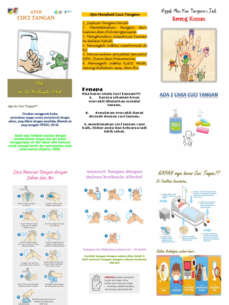Leaflet Cuci Tangan | PDF