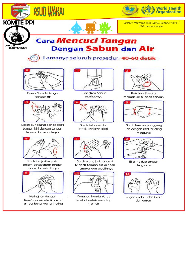 Sticker Cuci Tangan | PDF