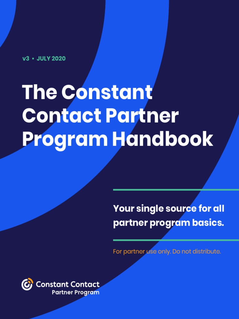 Constant Contact Partner Program Handbook | PDF | Online Advertising ...