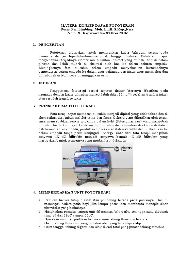 Materi Fototerapi | PDF