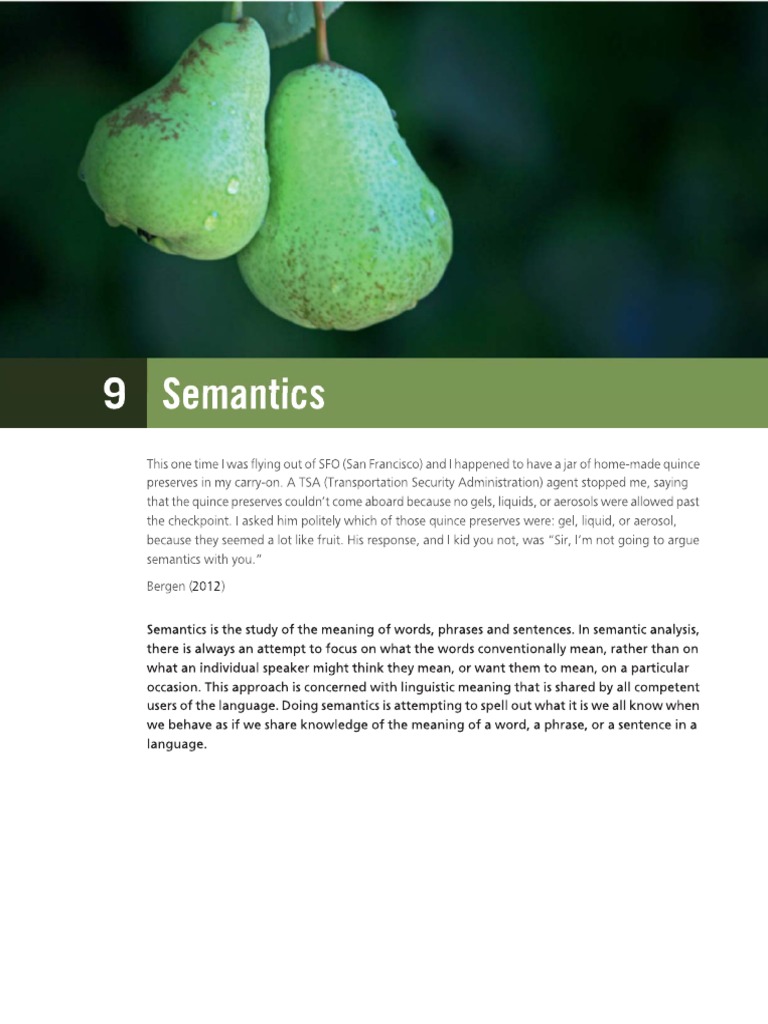 Semantics | PDF
