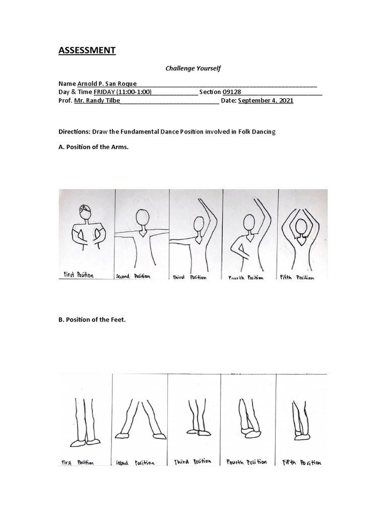 Fundamental Positions in Folk Dance | PDF