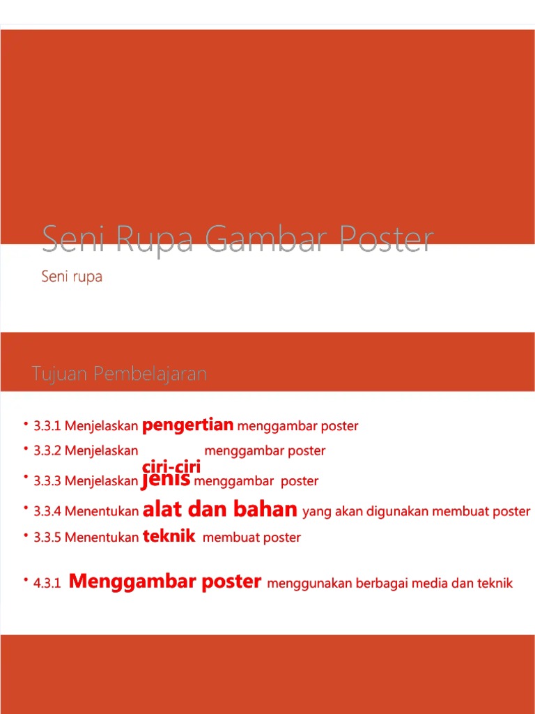 Menggambar Poster | PDF