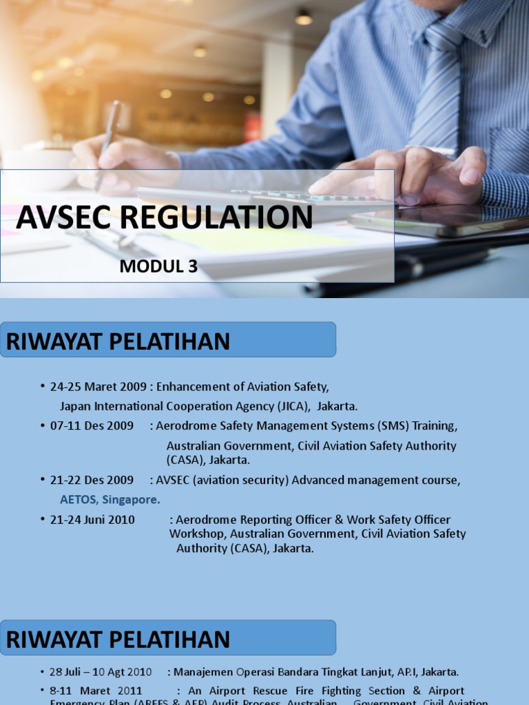 AVSEC Regulation and Training Overview | PDF | Service Industries ...