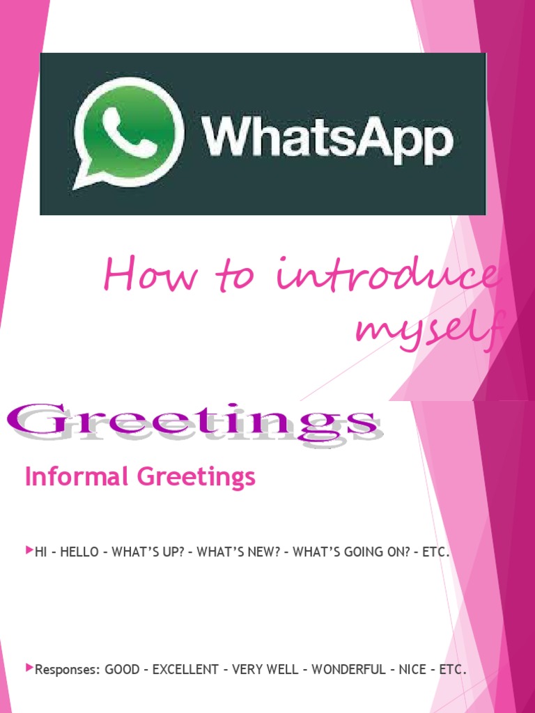 Greetings and Farewells | PDF