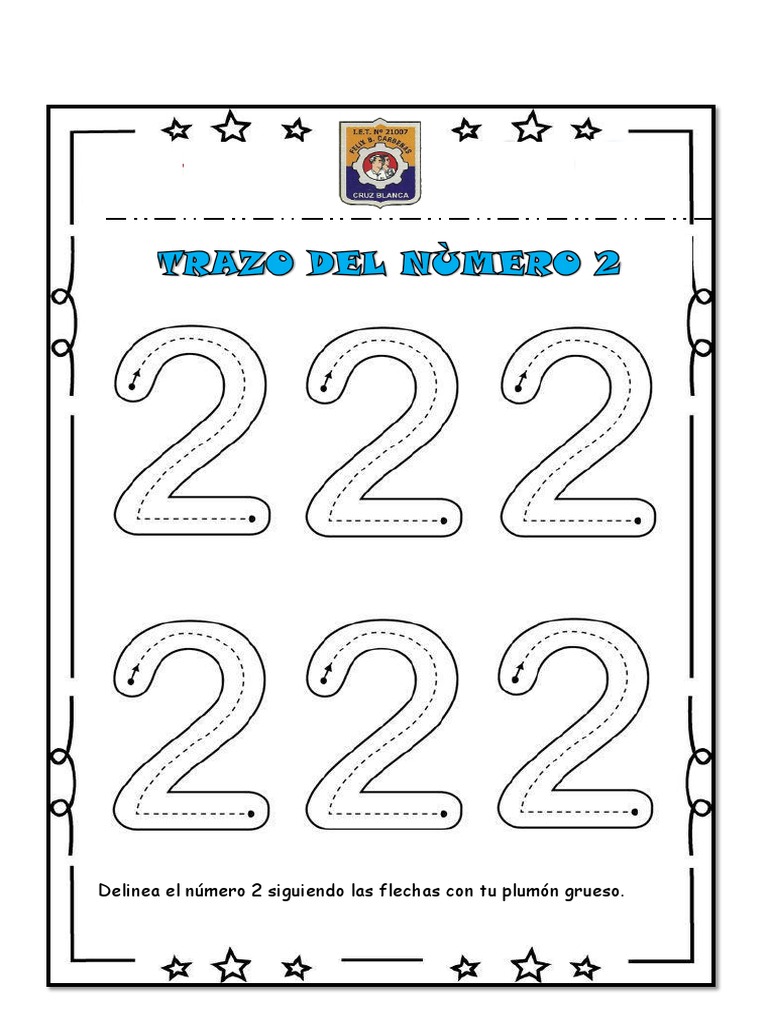 Trazo-Del-Nùmero-2 Okk | PDF