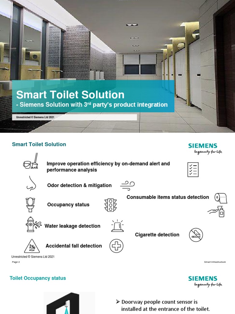 Smart Toilet Solution - Customer - Presentation | PDF | Internet Of ...