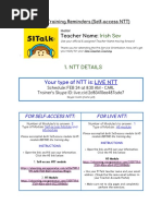 51 Talk Requirement | PDF