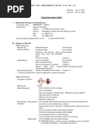 MSDS - Oxonia Active 150 | PDF | Personal Protective Equipment | Toxicity