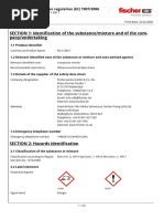 Polyurethane Foam Safety Data Sheet | PDF | Toxicity | Safety