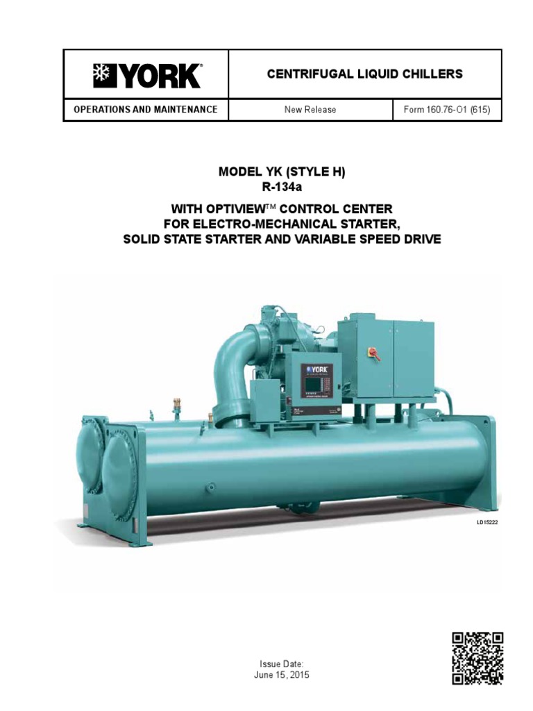 Johnson Controls YK Chiller Operation and Maintenance Manual | PDF ...