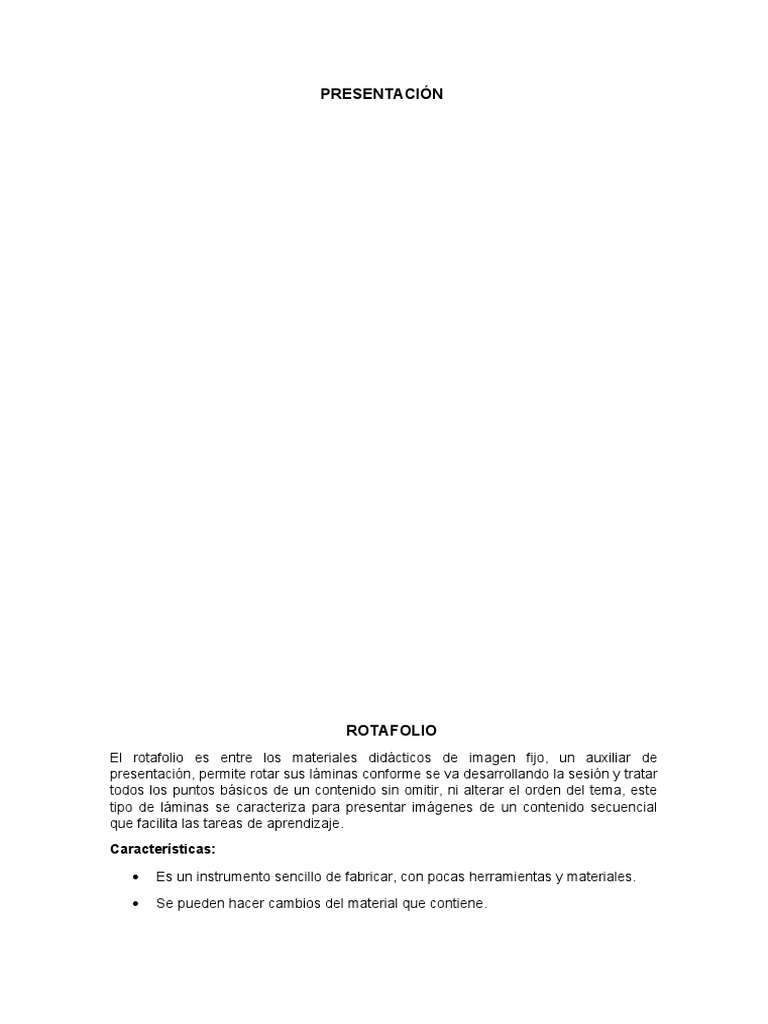 Grupo #3 Rotafolio y El Video | PDF | Aprendizaje