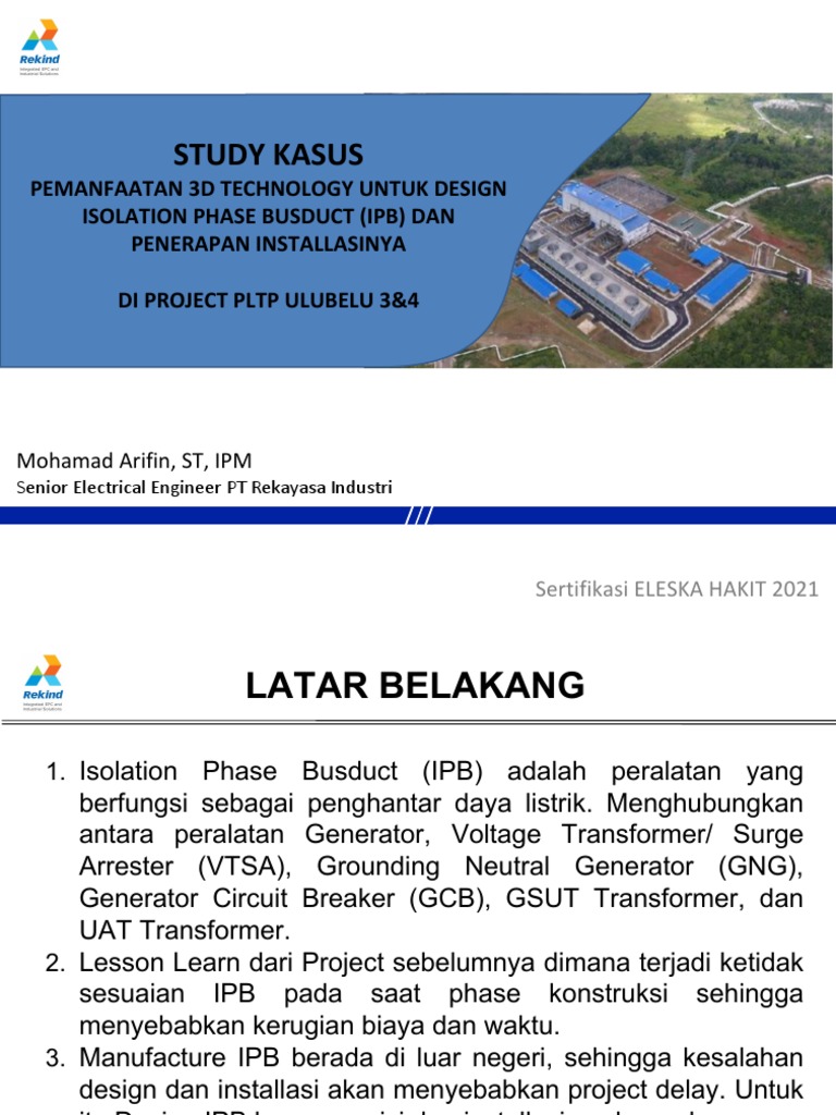 Design IPB Busduct Dan Installasinya Mohamad Arifin | PDF