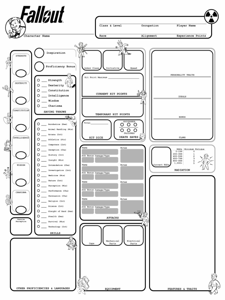 Fallout Sheet | PDF