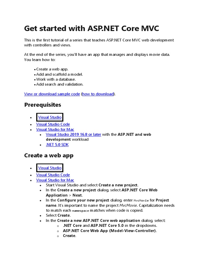 Prerequisites: View or Download Sample Code How To Download | PDF ...