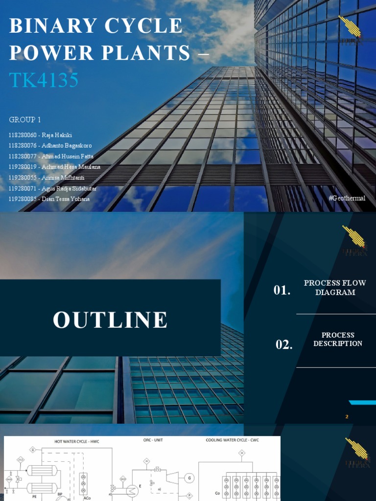 Binary Cycle Power Plants - Kelompok 1 | PDF
