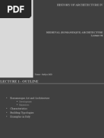 Lecture 3 - Romanesque, Renaissance and Gothic Architecture | PDF ...