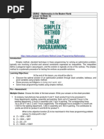 Simplex Mixed Constraints | PDF | Linear Programming | Mathematical ...