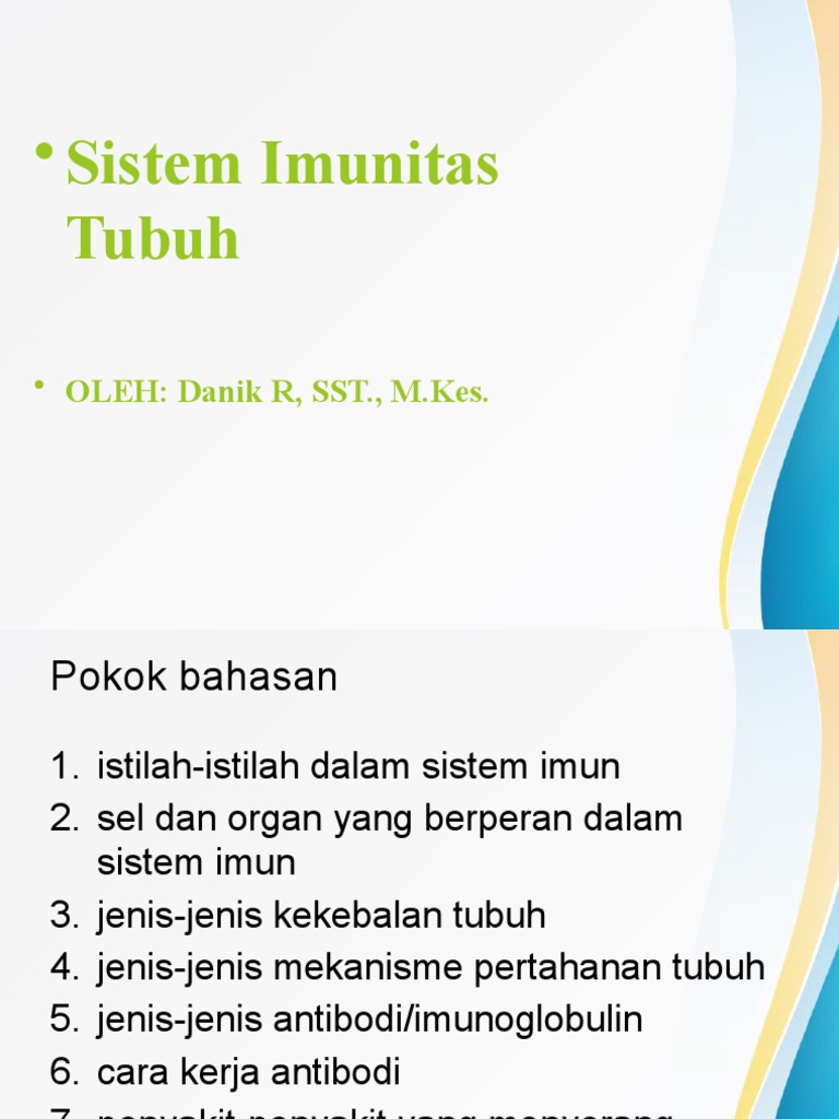 Panduan Lengkap Sistem Imun | PDF | Sains & Matematika